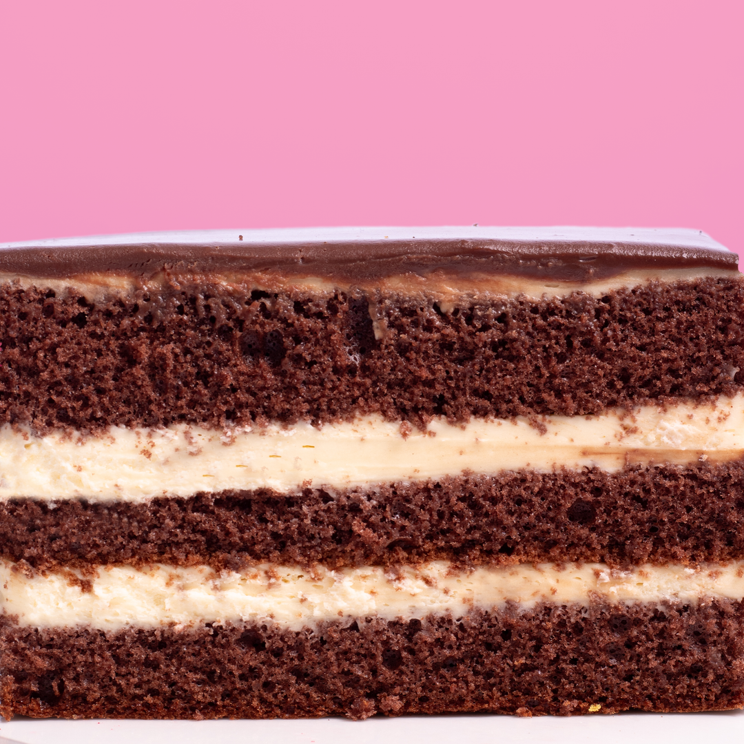 Bar One Slice – Chocolate Sponge with Bar One, Cream – Westham Bakery