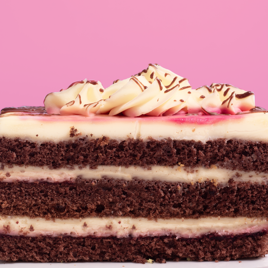 Black Forest Slice – Chocolate Sponge with Blueberry & Cream – Westham ...