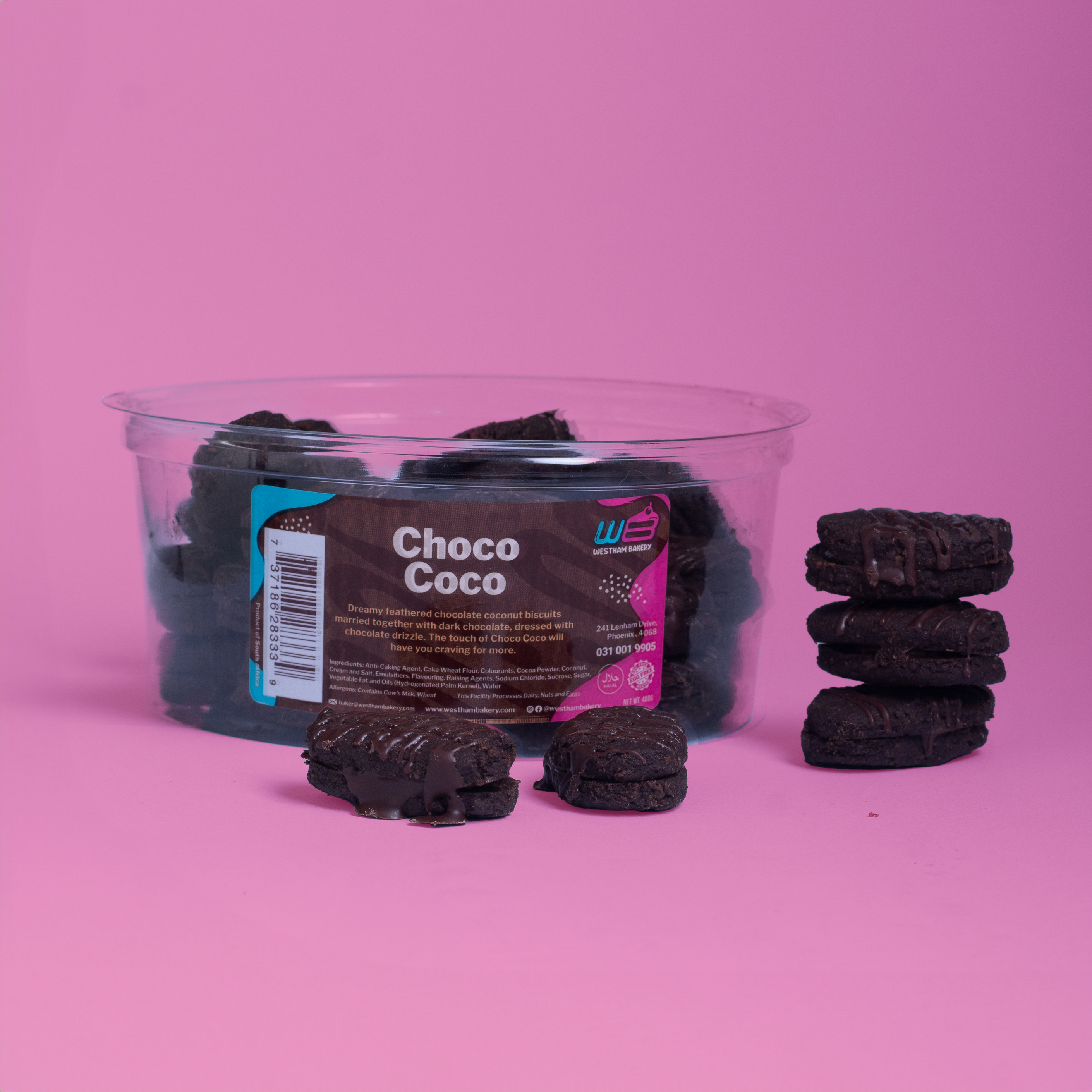 Choco Coco – Dark Chocolate Coconut Biscuit Delight – Westham Bakery