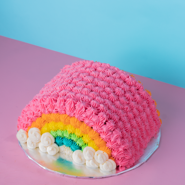 Rainbow Cake – Five Layer Rainbow Sponge with Vanilla Cream – Westham ...
