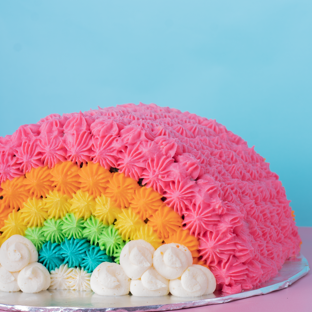 Rainbow Cake – Five Layer Rainbow Sponge with Vanilla Cream – Westham ...